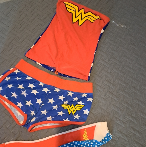DC Comics | Shorts | A Wonder Woman 2 Piece Corset Shorts Outfit | Poshmark